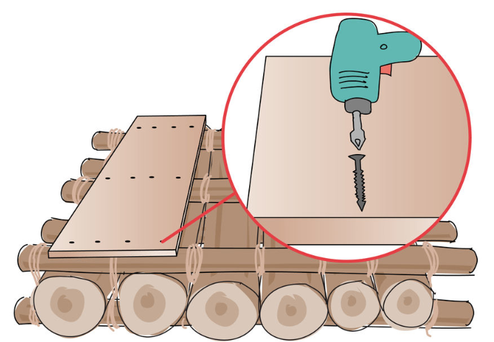 How to build a raft – 1st London Colney Scouting Group